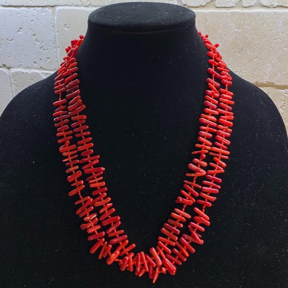 Jewelry | Genuine Coral Double Strand Necklace | Poshmark